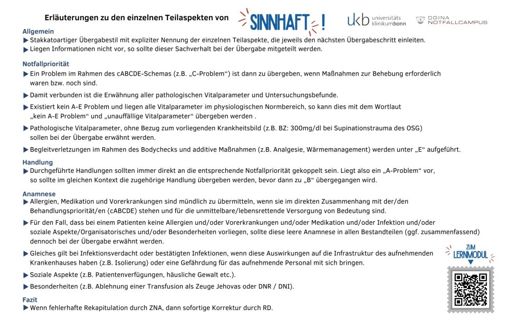 SINNHAFT DGINA Notfallcampus SINNHAFT DGINA Notfallcampus